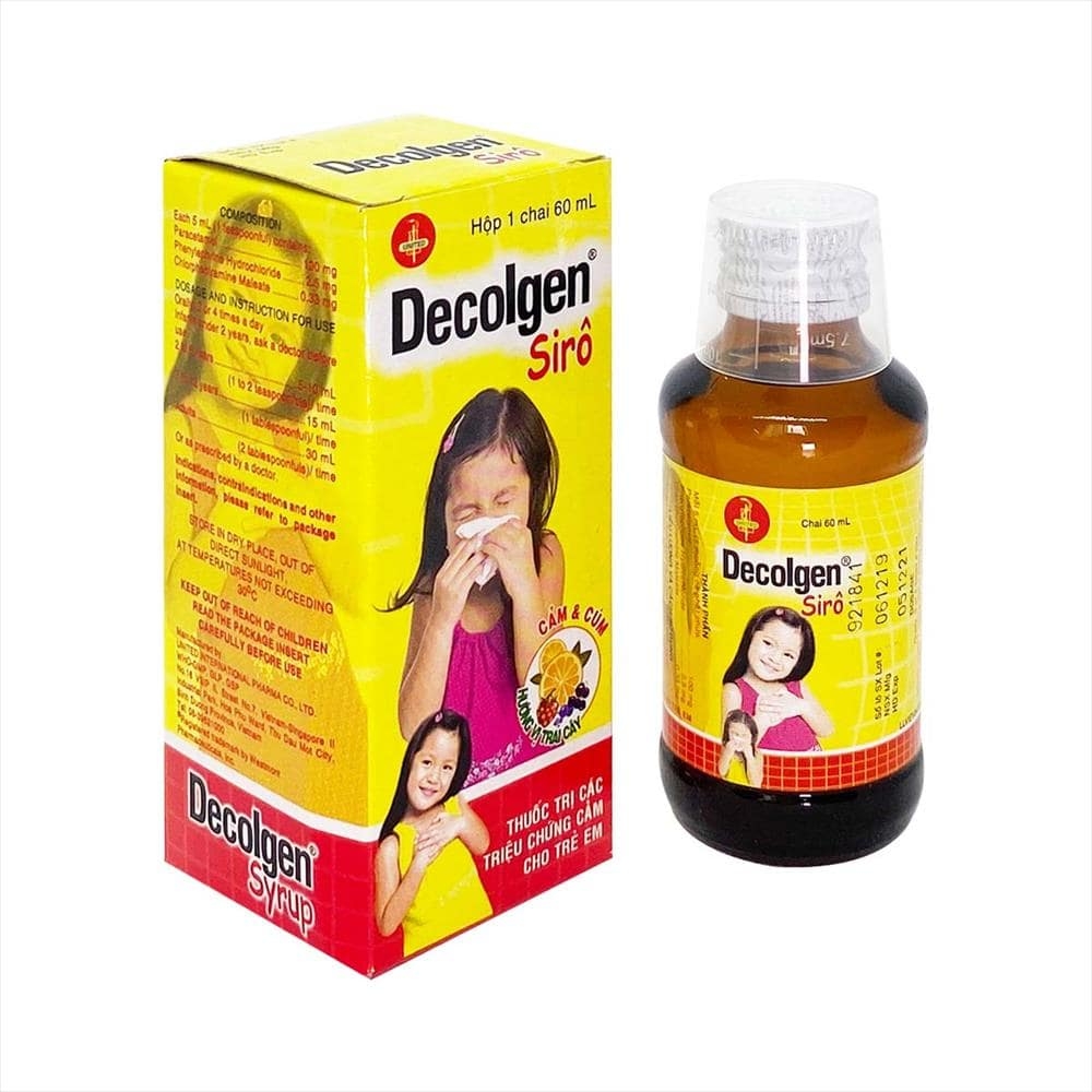 Siro cảm sổ mũi decolgen 60ml
