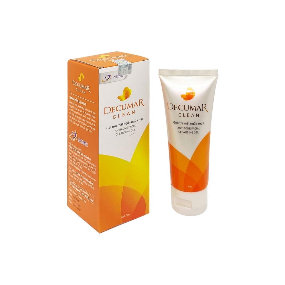 Gel rửa mặt Decumar Clean (tuýp 50gam)