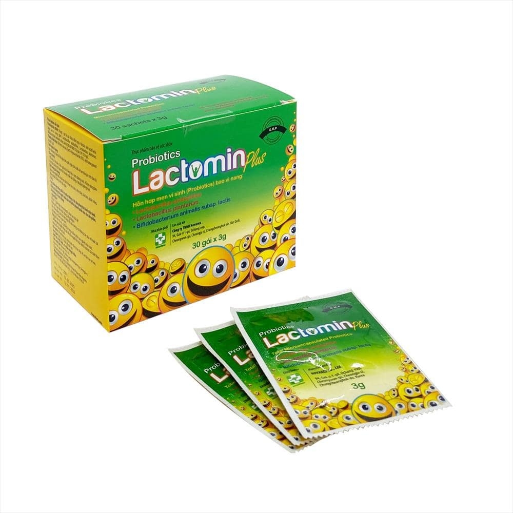 Men vi sinh lactomin plus gói 3gam