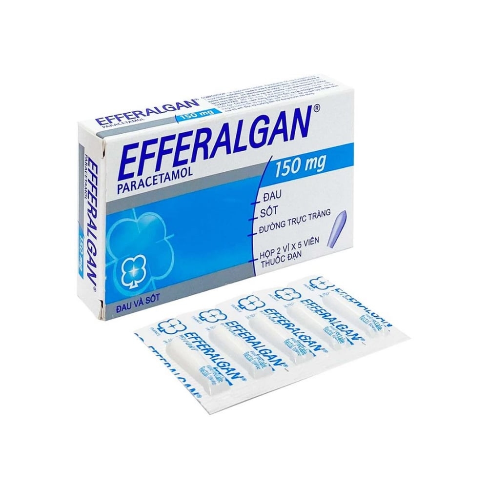 Thuốc Efferalgan 150mg đặt trực tràng | 0919847785