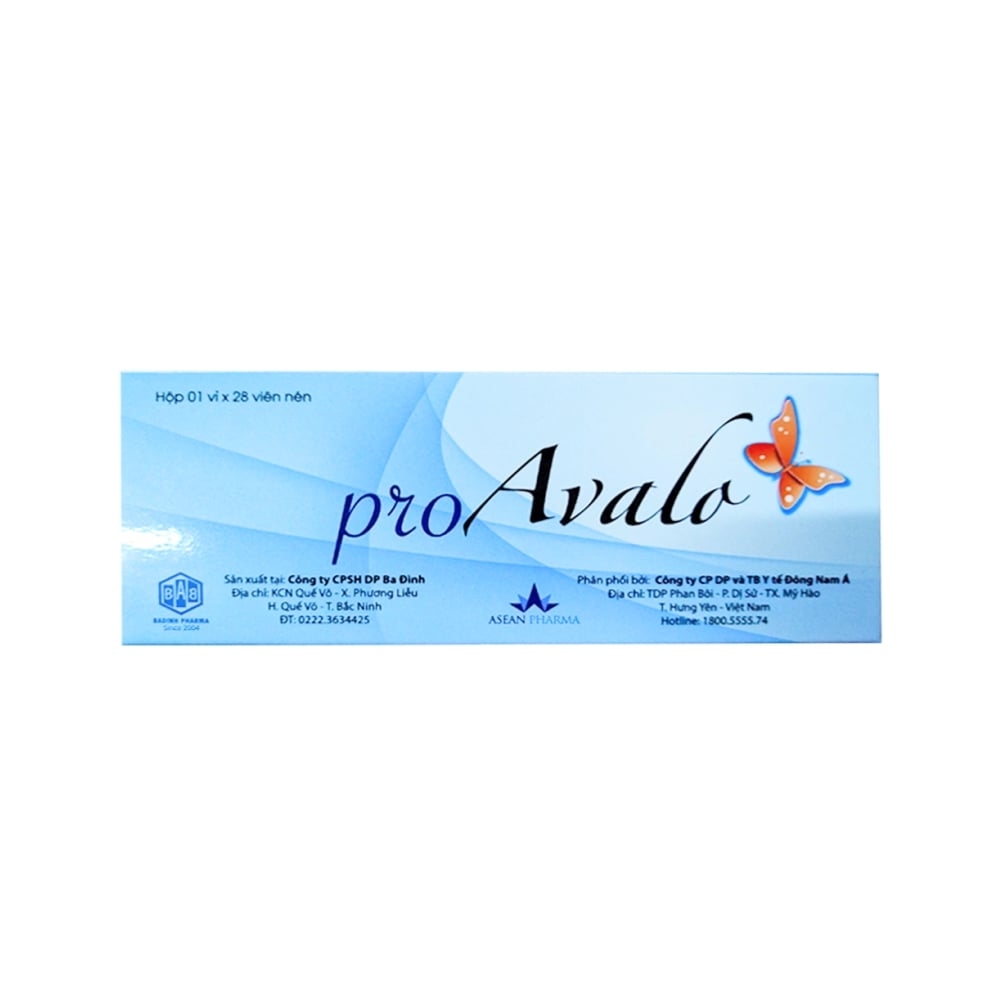 Thuốc ngừa thai pro Avalo xanh (hộp 28 viên)