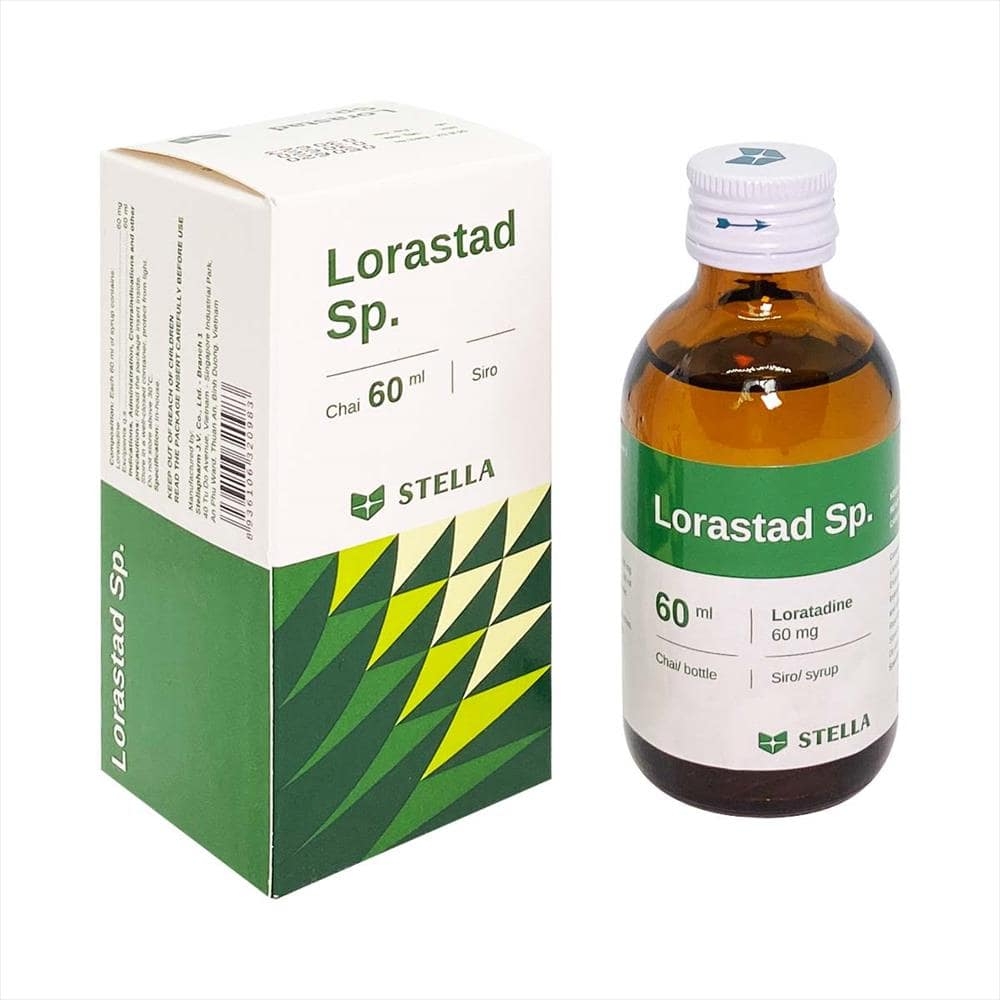 Thuốc siro Lorastad Sp 60ml