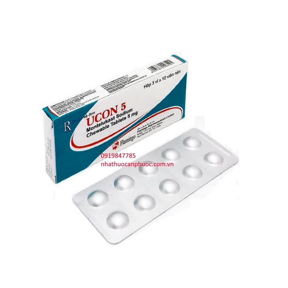 Thuốc Ucon 5mg (montelukast)