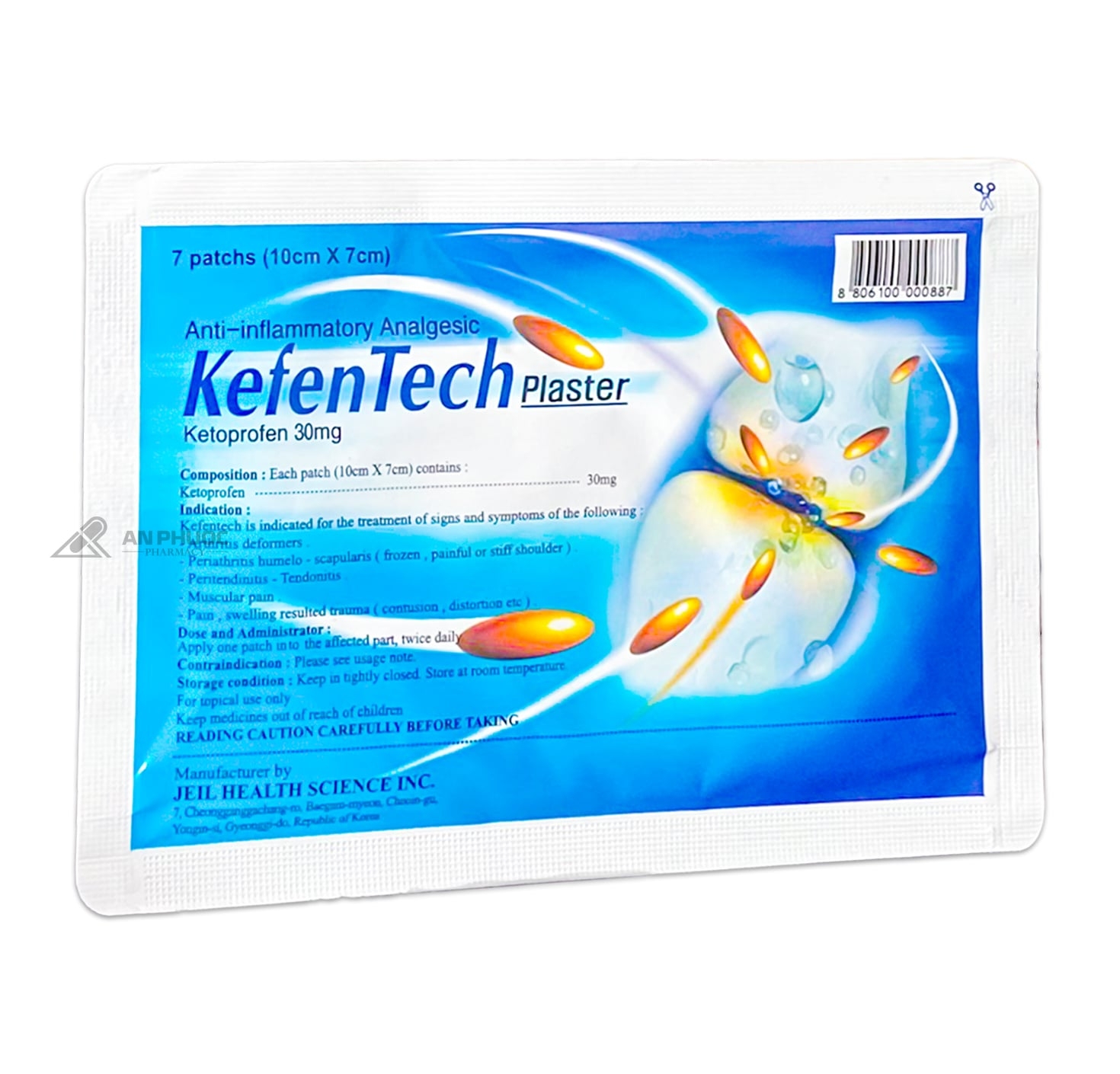 Cao Dán Kefentech Plaster 30mg | Ketoprofen