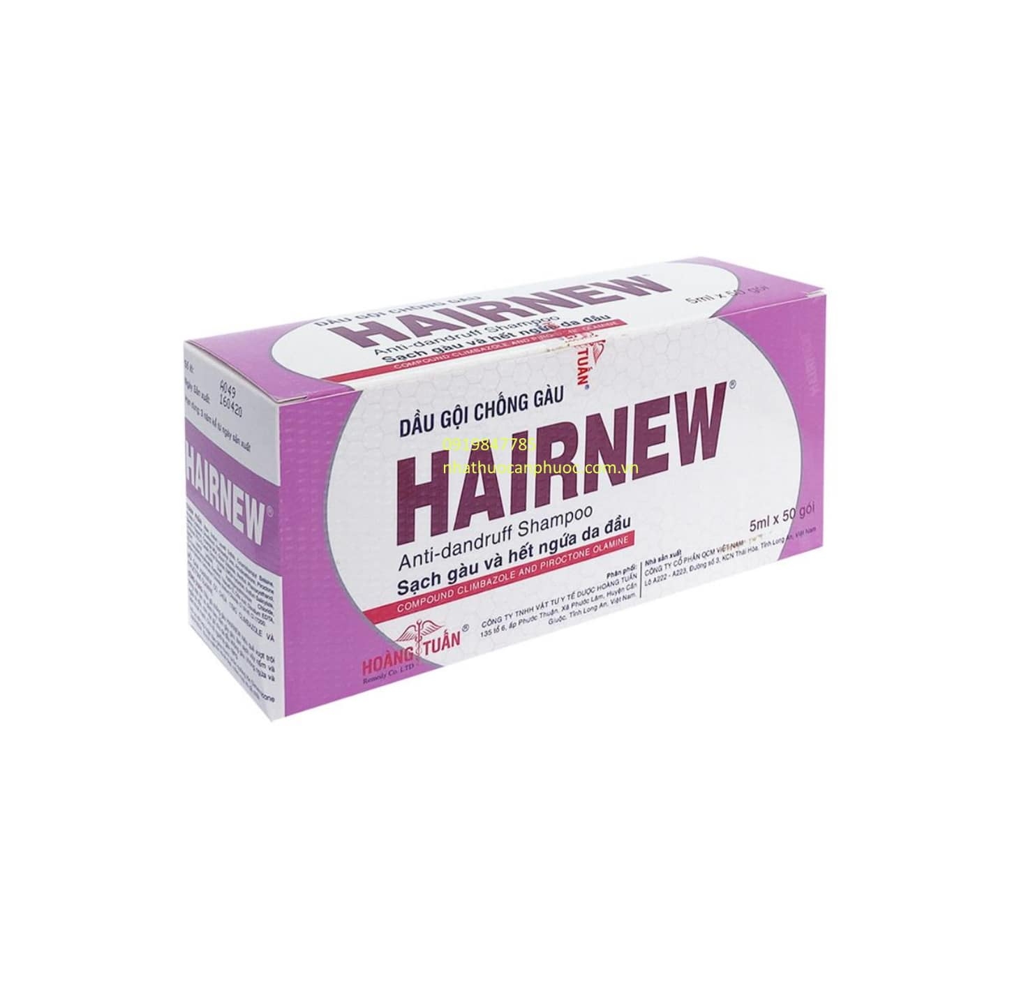 Dầu gội trị gàu Hairnew (gói 5ml)