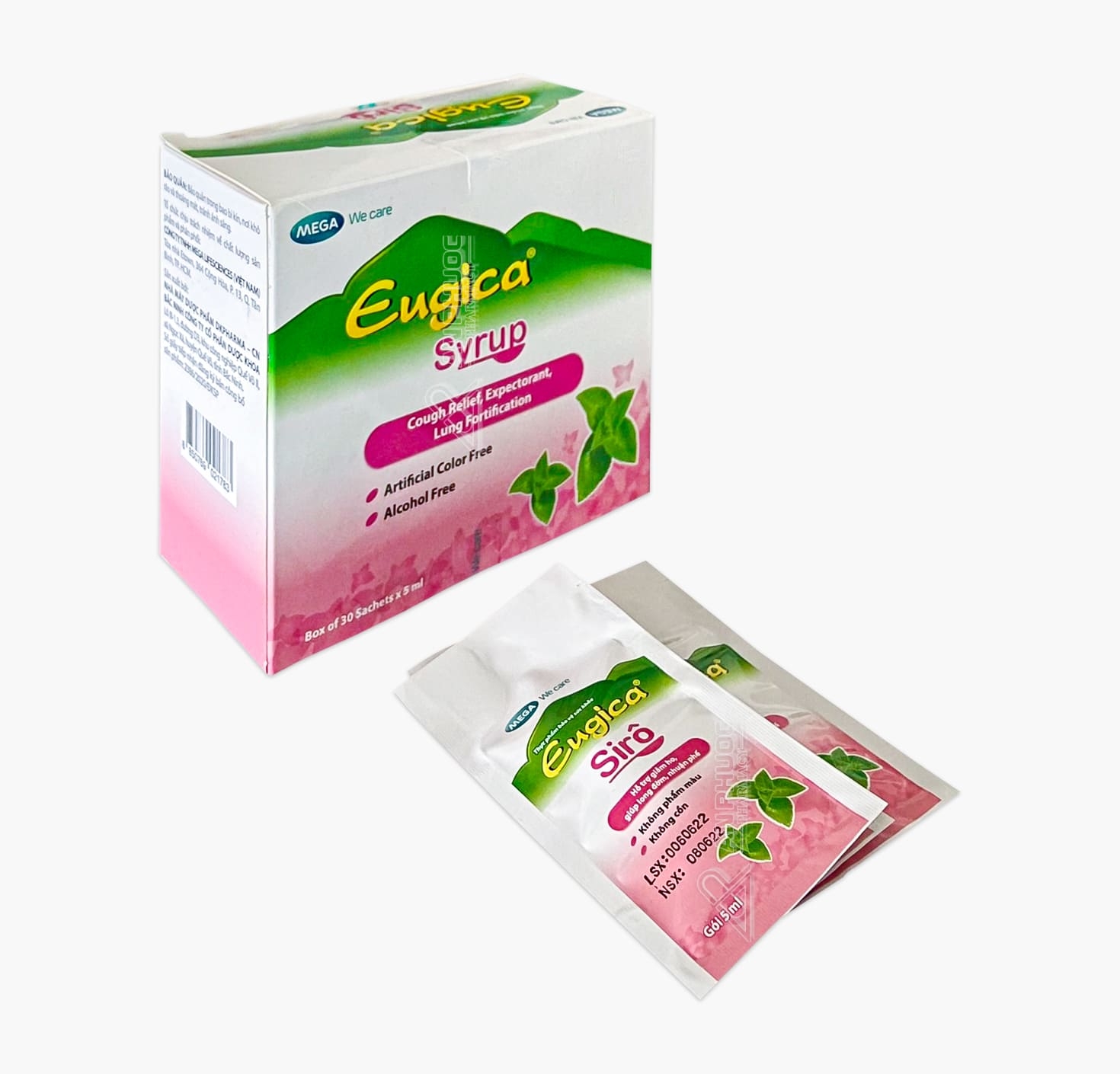 Eugica® Sirô Gói 5ml | Giảm Ho - Long Đờm - Nhuận Phế