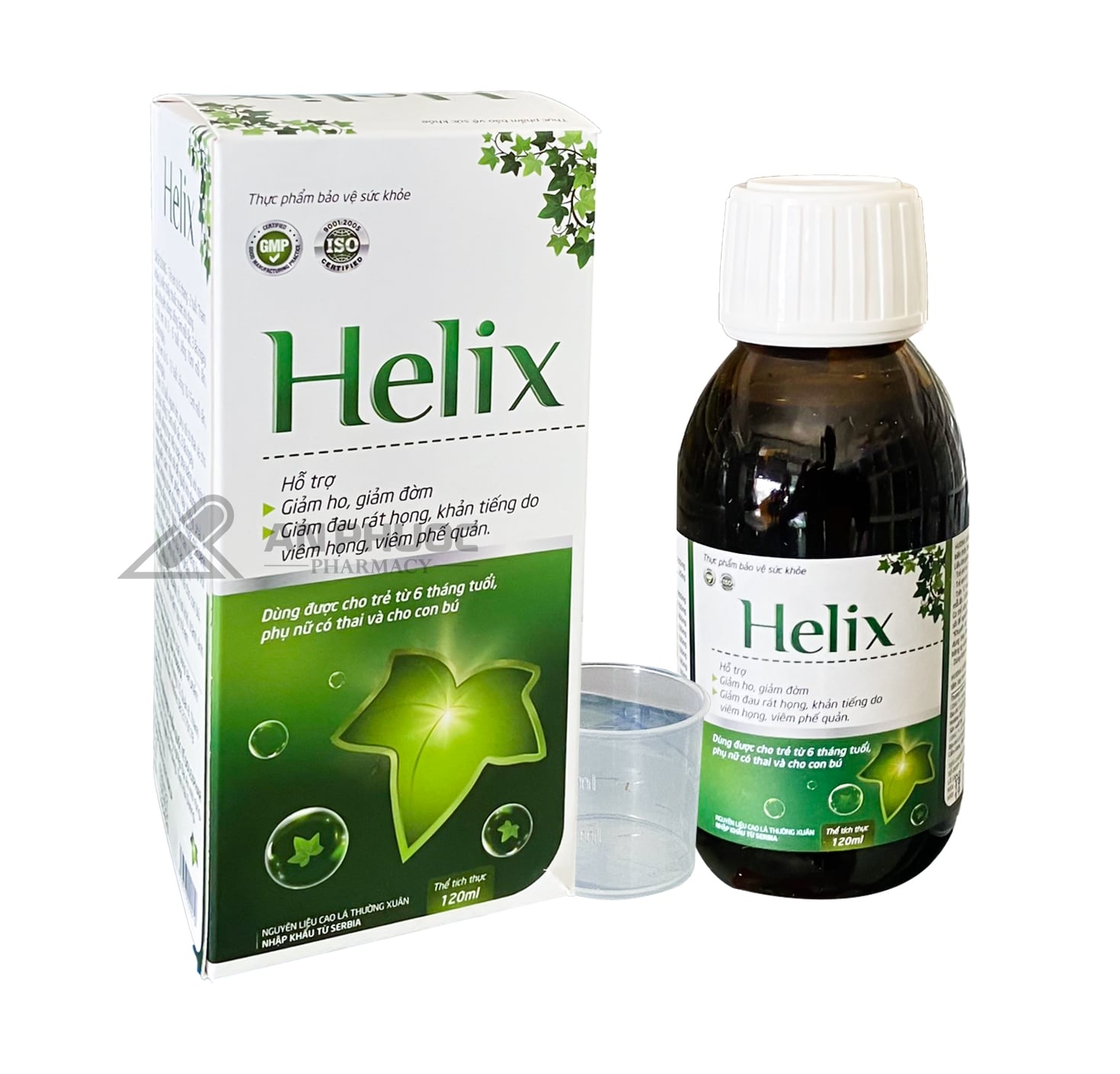Siro Ho Helix™ 120ml | Cao lá thường xuân