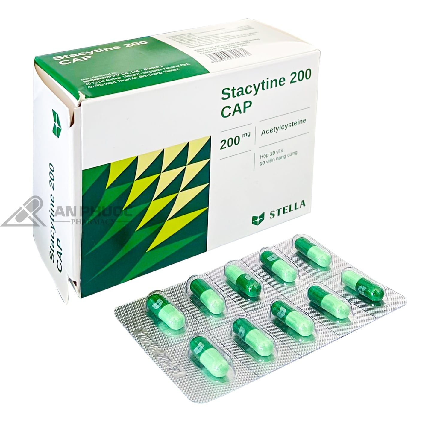 Thuốc Stacytine™ 200mg Cap | Acetylcysteine