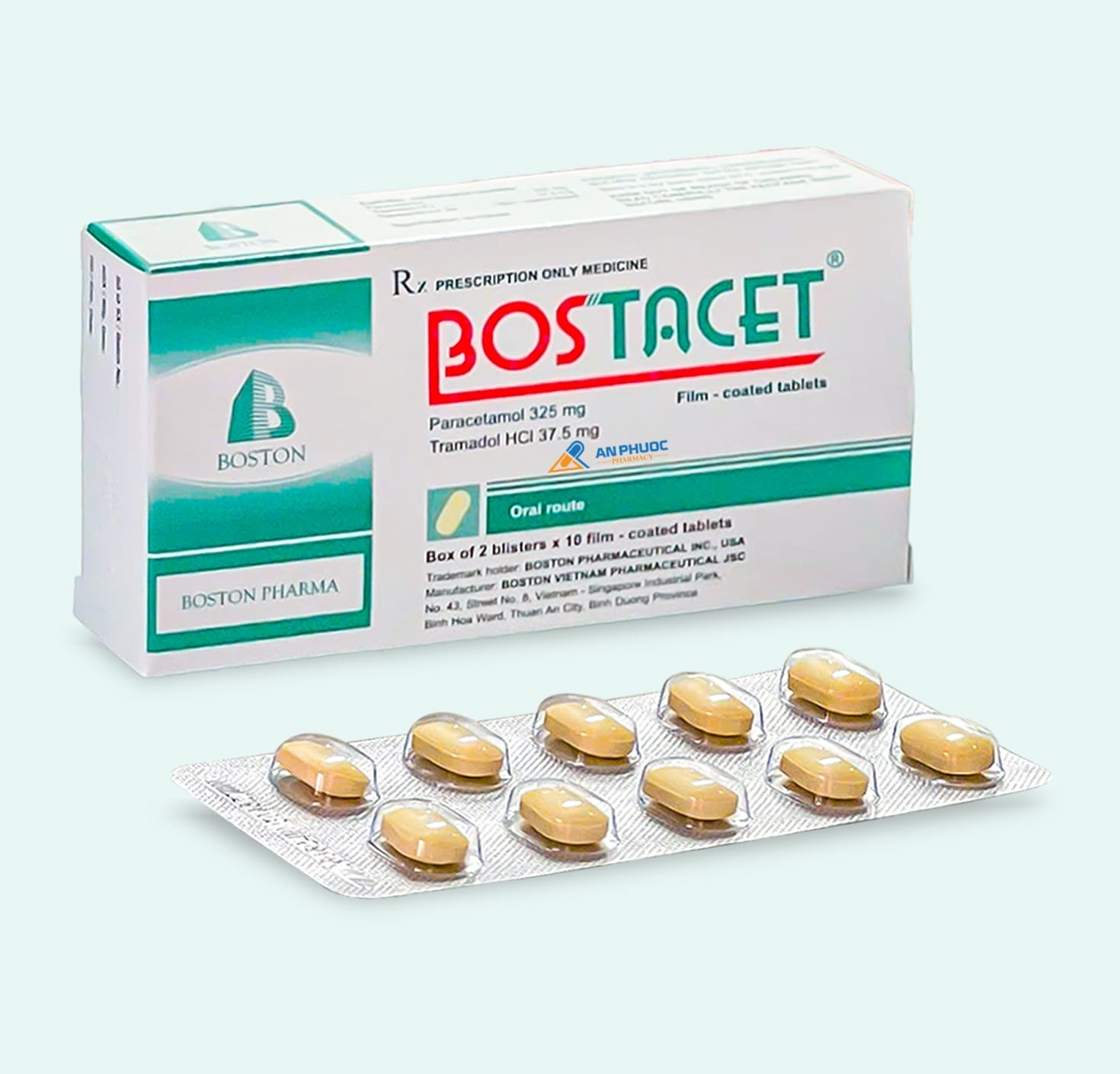Thuốc Bostacet® |【Hộp 20 viên】