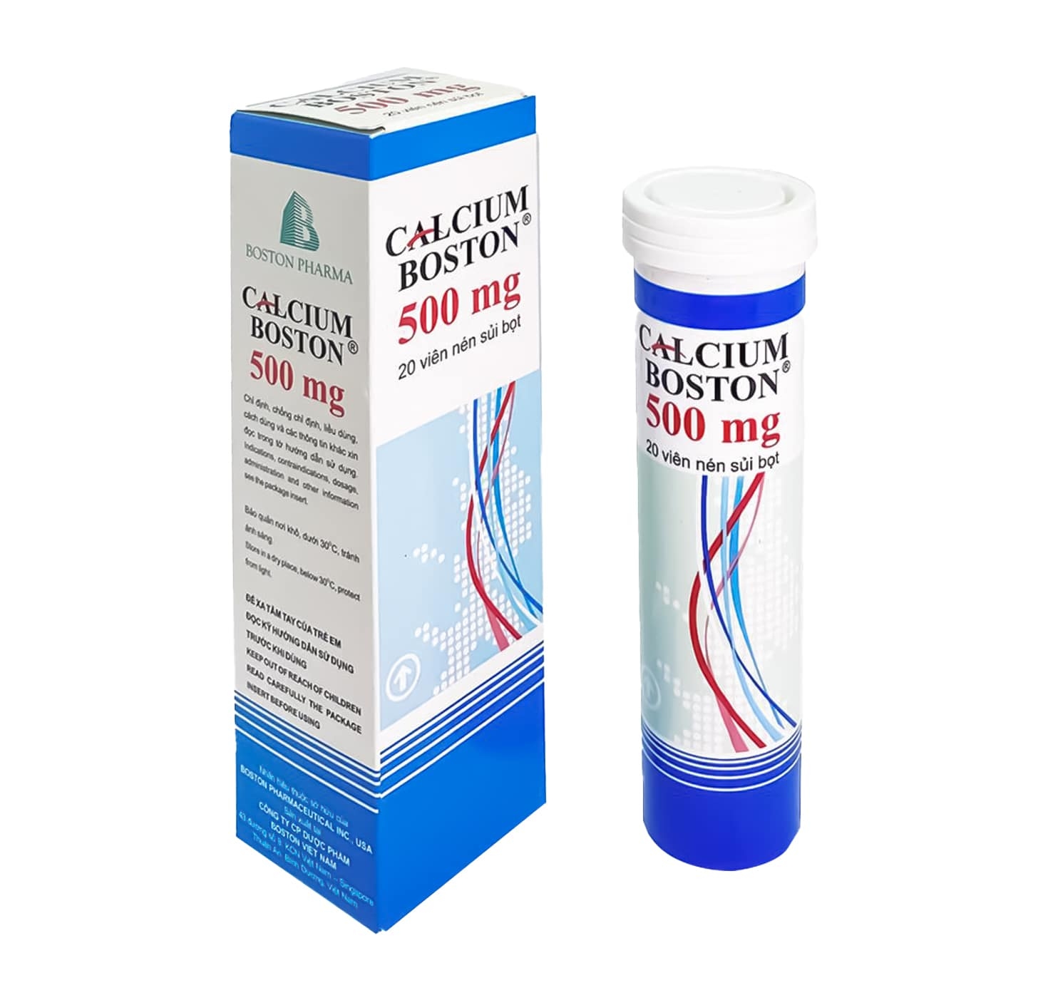 Thuốc Calcium Boston™ 500mg viên sủi