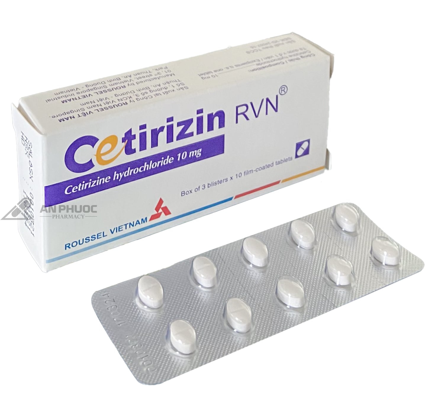 Thuốc Cetirizine RVN™ 10mg | Cetirizine