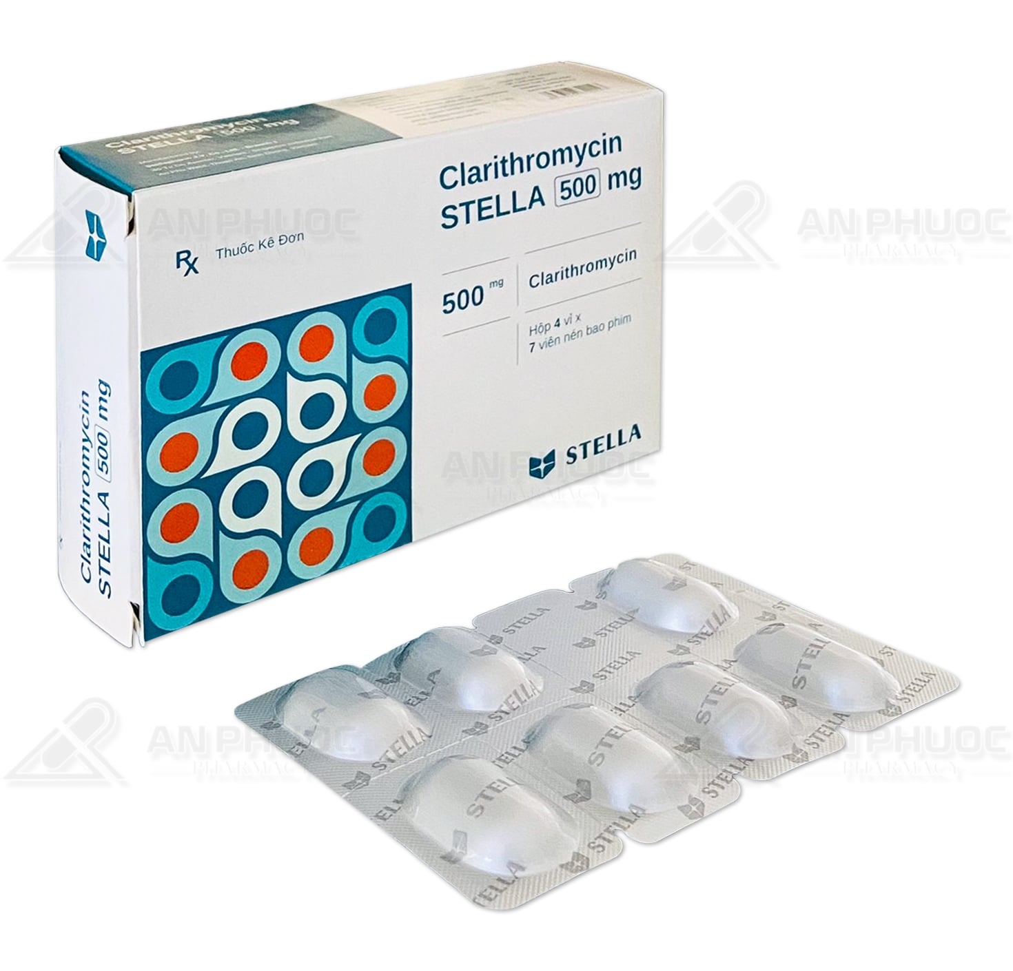 Thuốc Clarithromycin Stella® 500mg