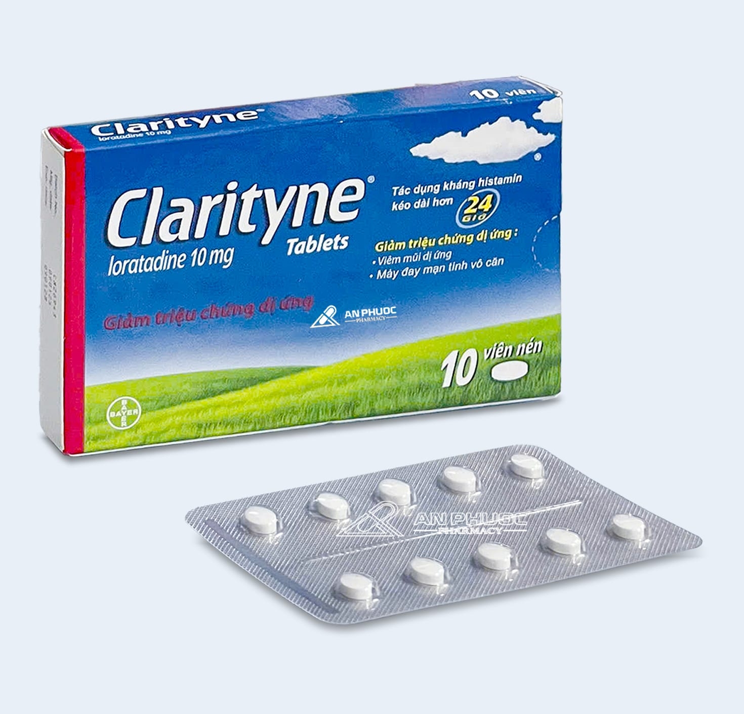 Thuốc Clarityne® 10mg | Loratadine |【Hộp 10 viên】