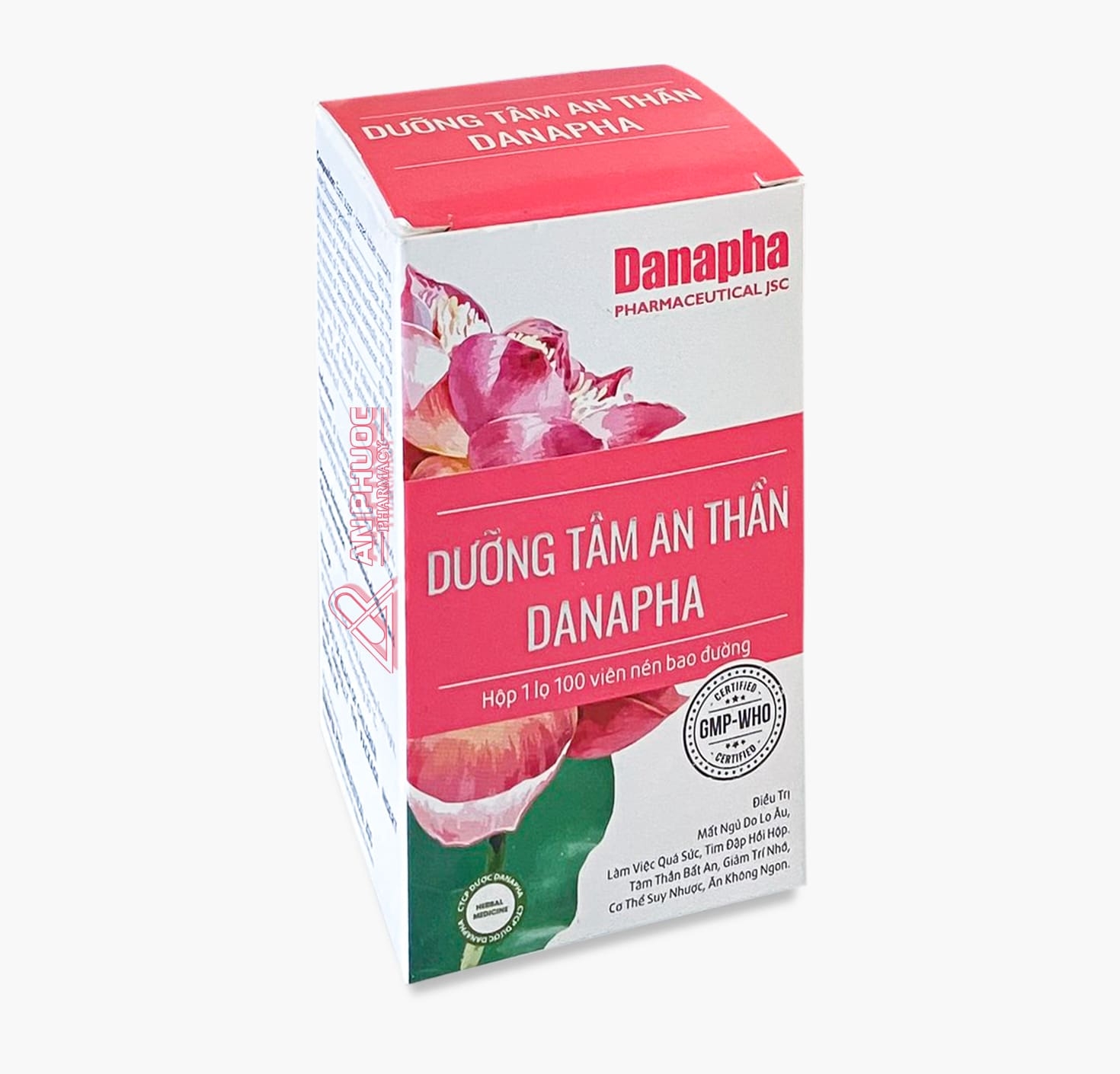 Thuốc Dưỡng Tâm An Thần® Lọ 100 viên | DANAPHA