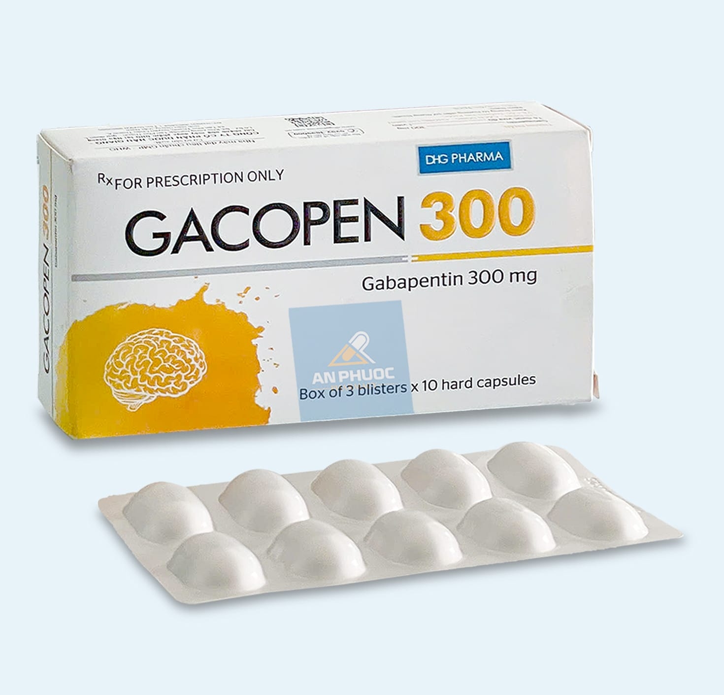 Thuốc Gacopen® 300mg | Gabapentin |【Hộp 100 viên】