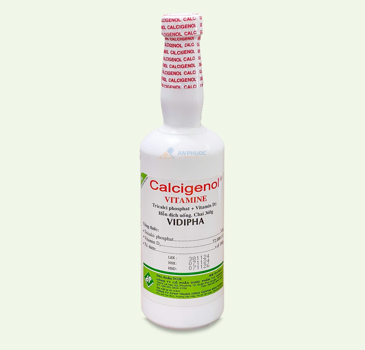 Thuốc Hỗn Dịch Uống Calcigenol® Vitamine |【Chai 360 gam】