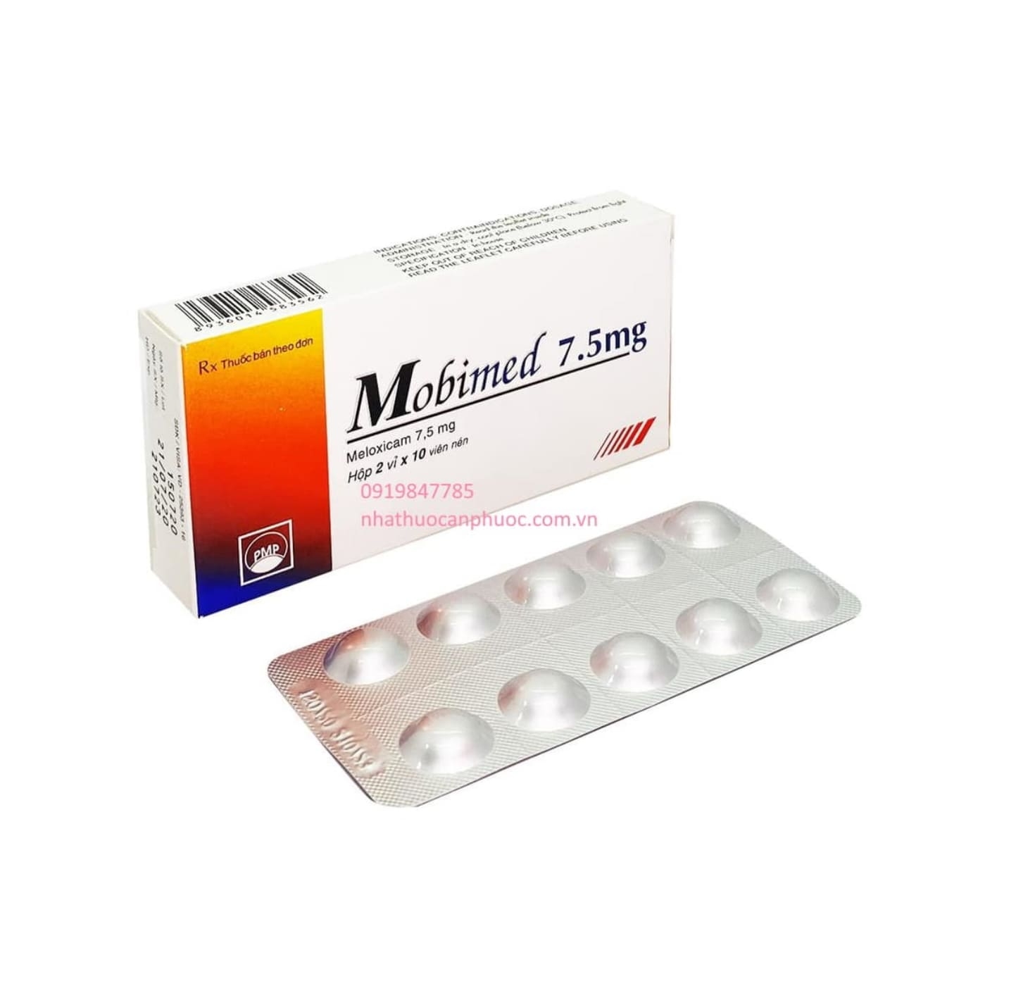 Thuốc Mobimed 7.5mg (meloxicam)