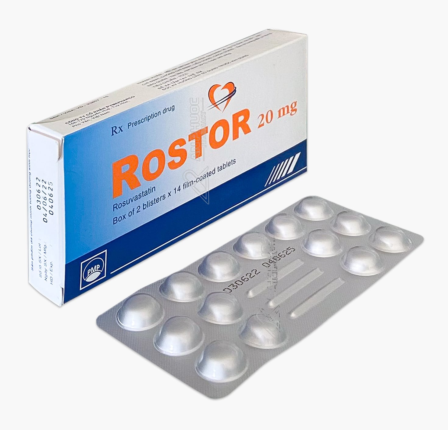 Thuốc Rostor™ 20mg | Rosuvastatin