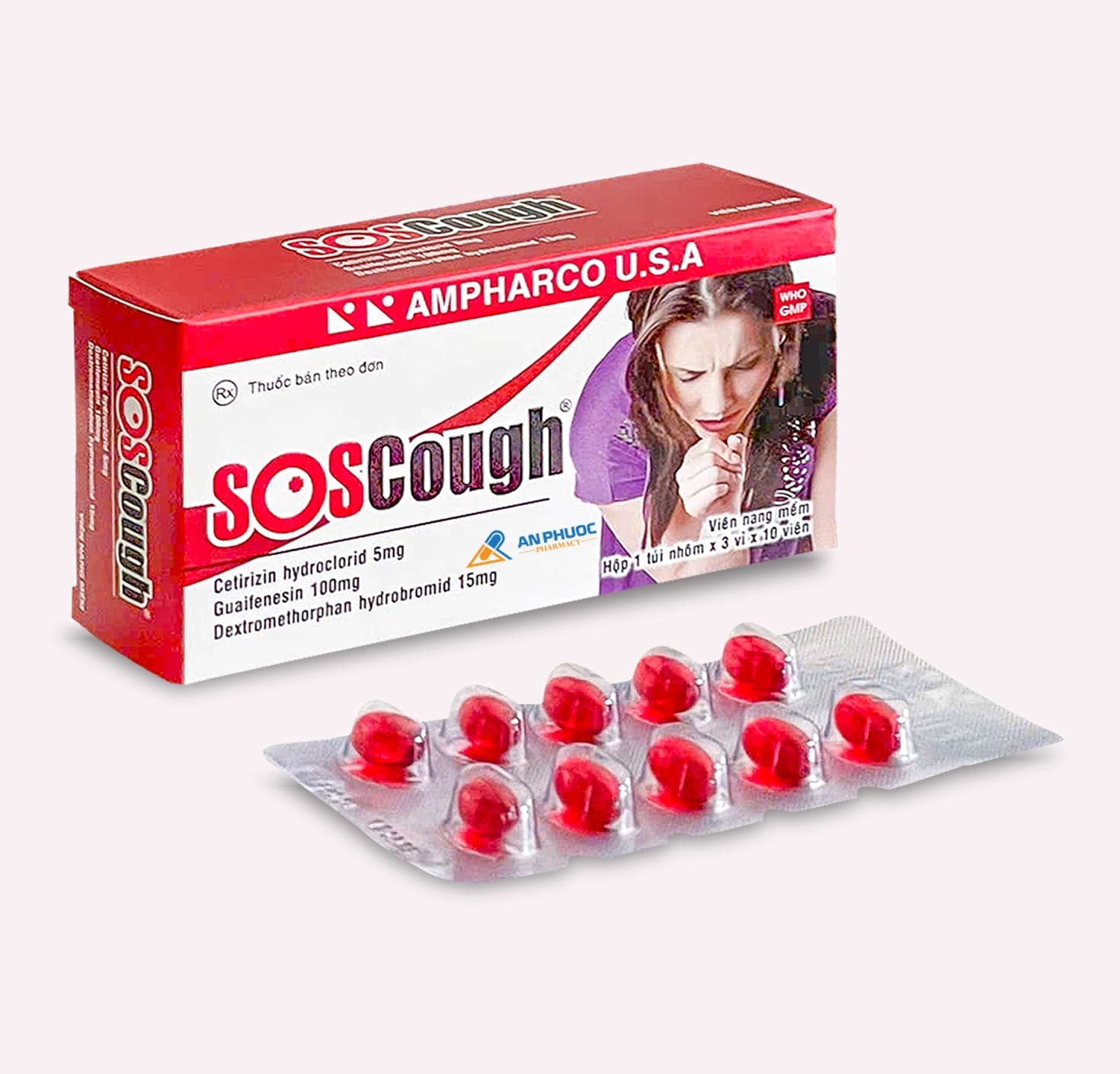 Thuốc Soscough® |【Hộp 30 viên】