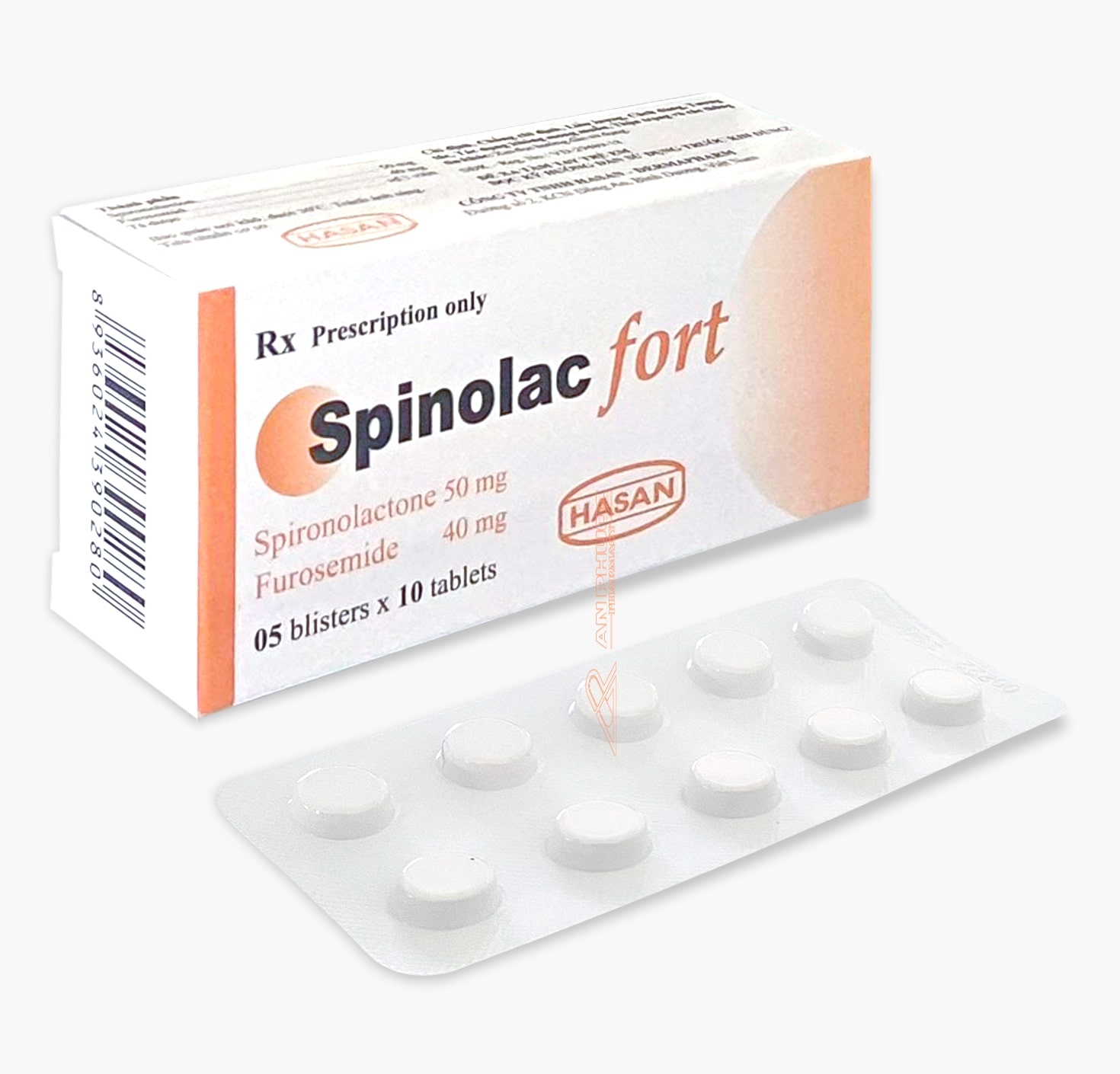Thuốc Spinolac® Fort | Furosemide & Spironolactone