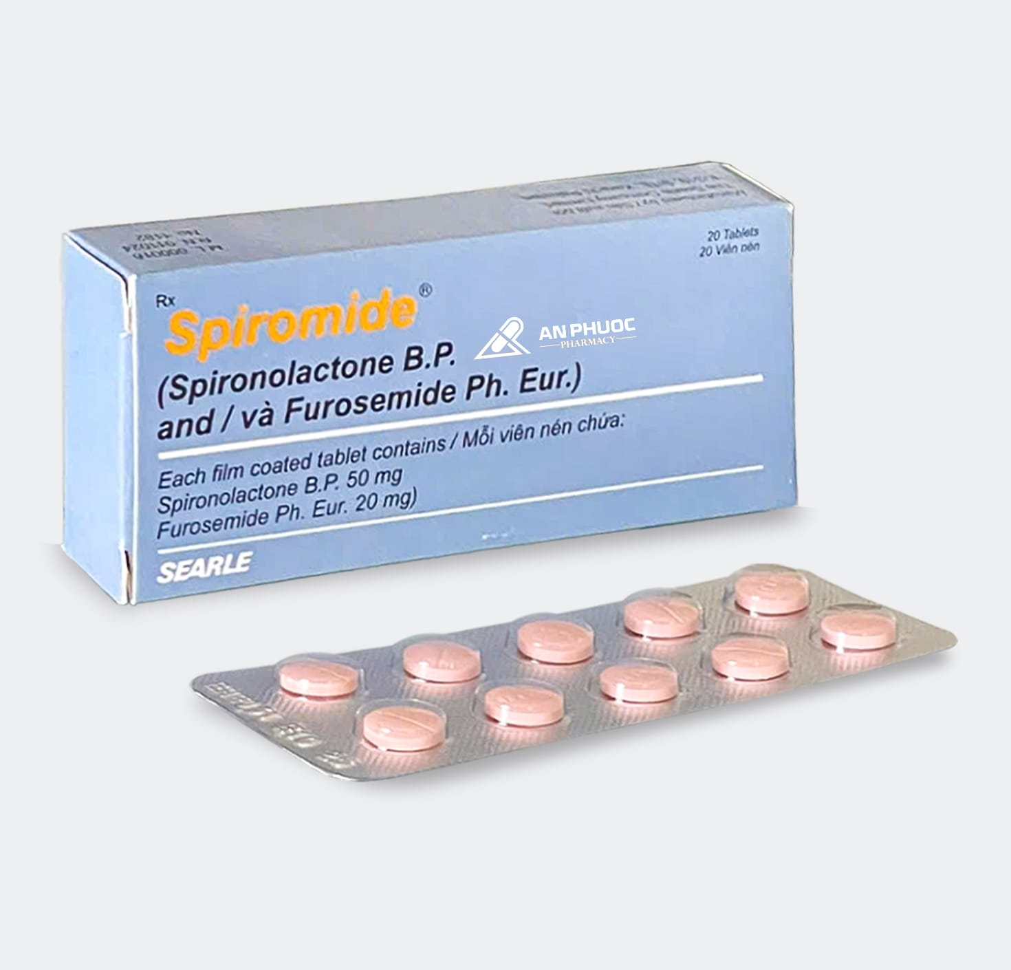 Thuốc Spiromide® 50/20 |【Hộp 20 viên】
