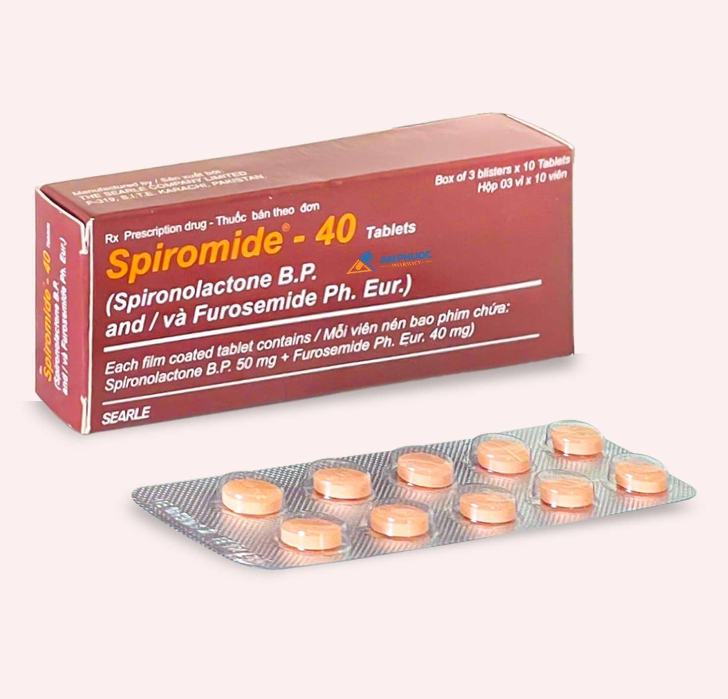 Thuốc Spiromide® 50/40 |【Hộp 30 viên】