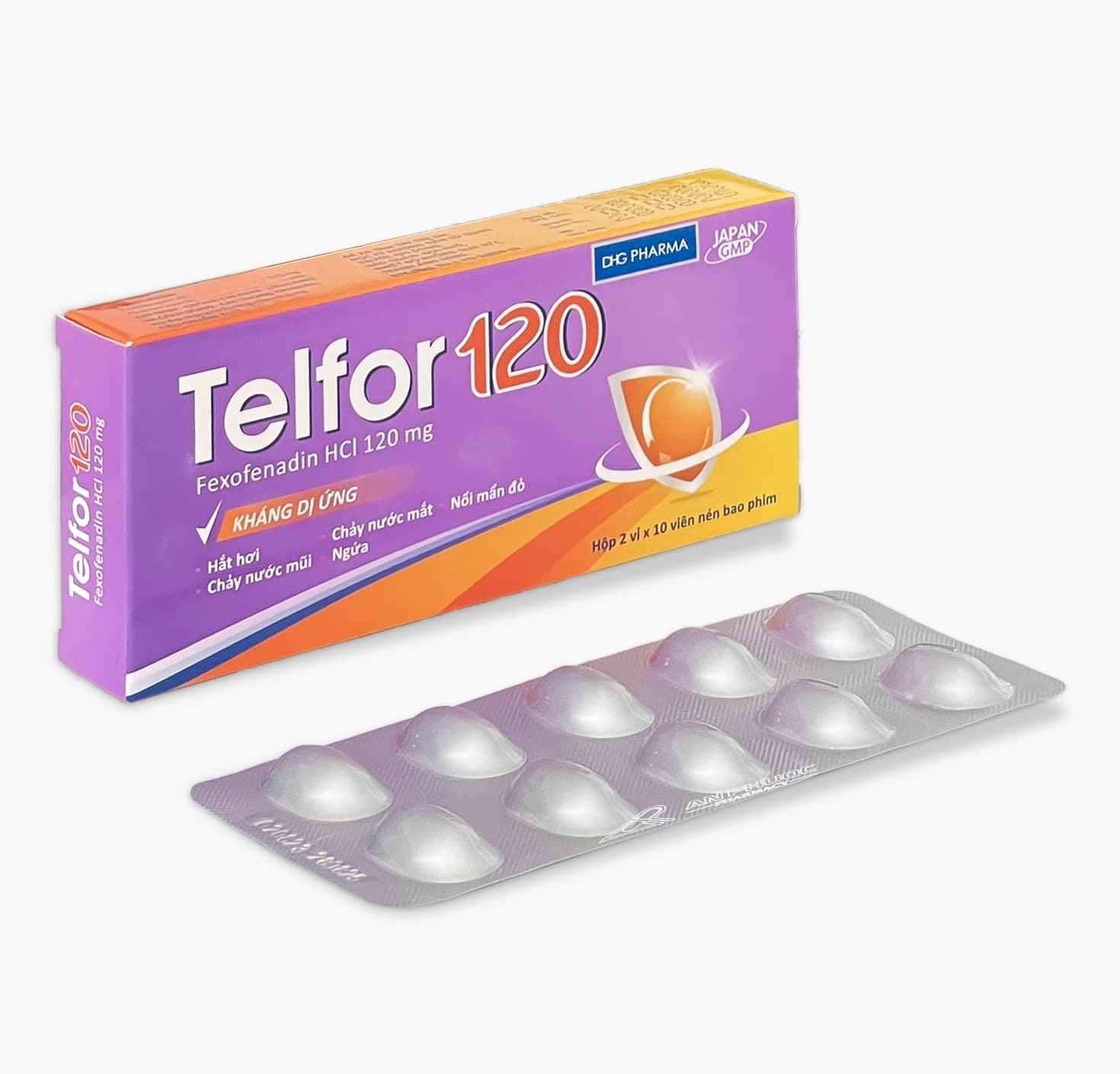 Thuốc Telfor® 120mg | Fexofenadine|【Hộp 20 viên】