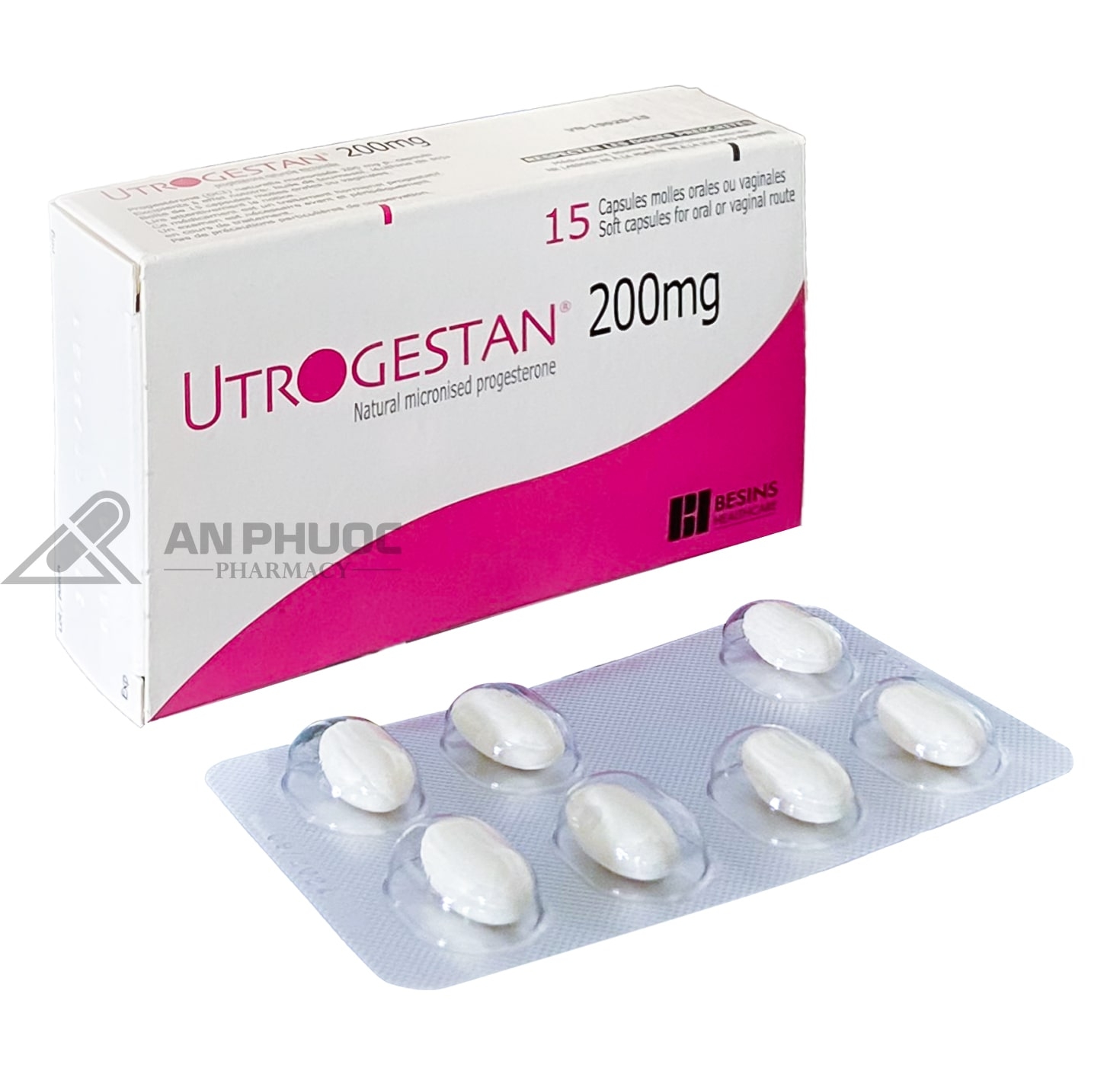 Thuốc Utrogestan™ 200mg | Natural micronised progesterone