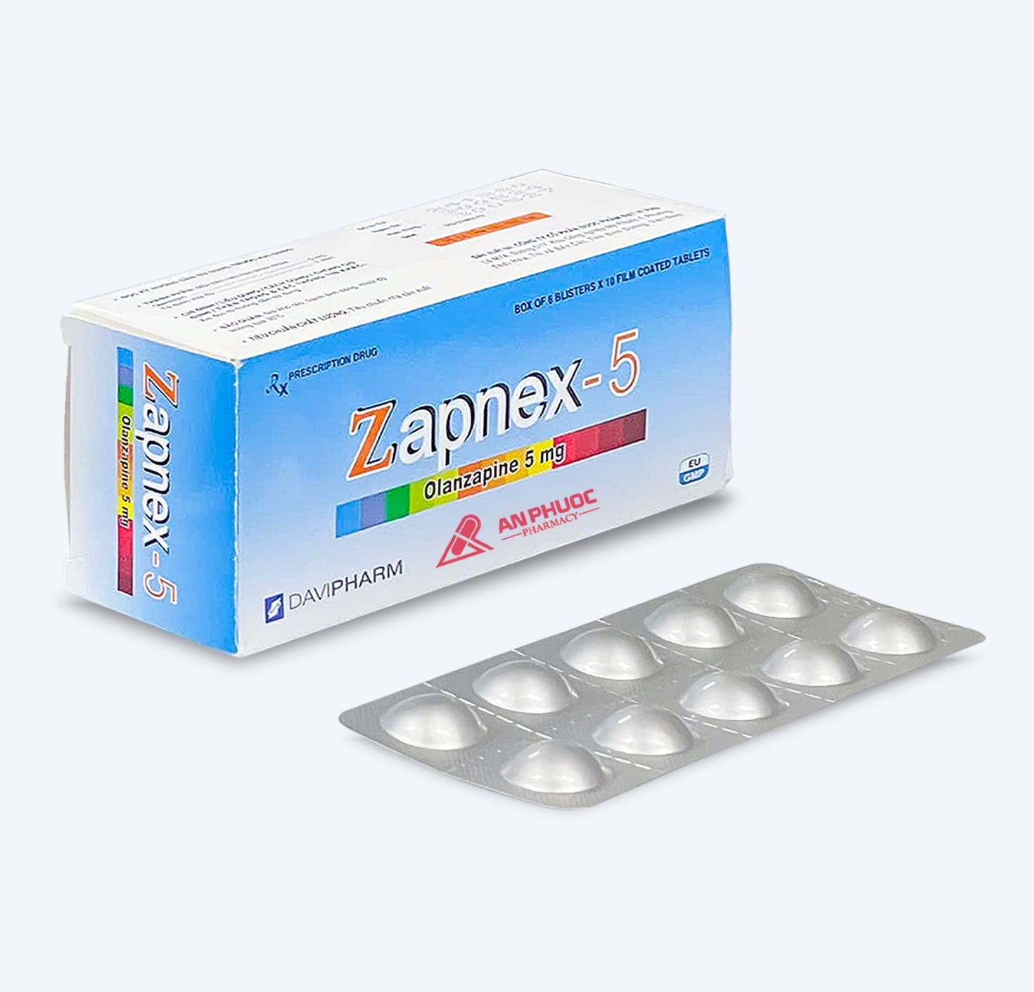 Thuốc Zapnex-5® | Olanzapine |【Hộp 60 viên】