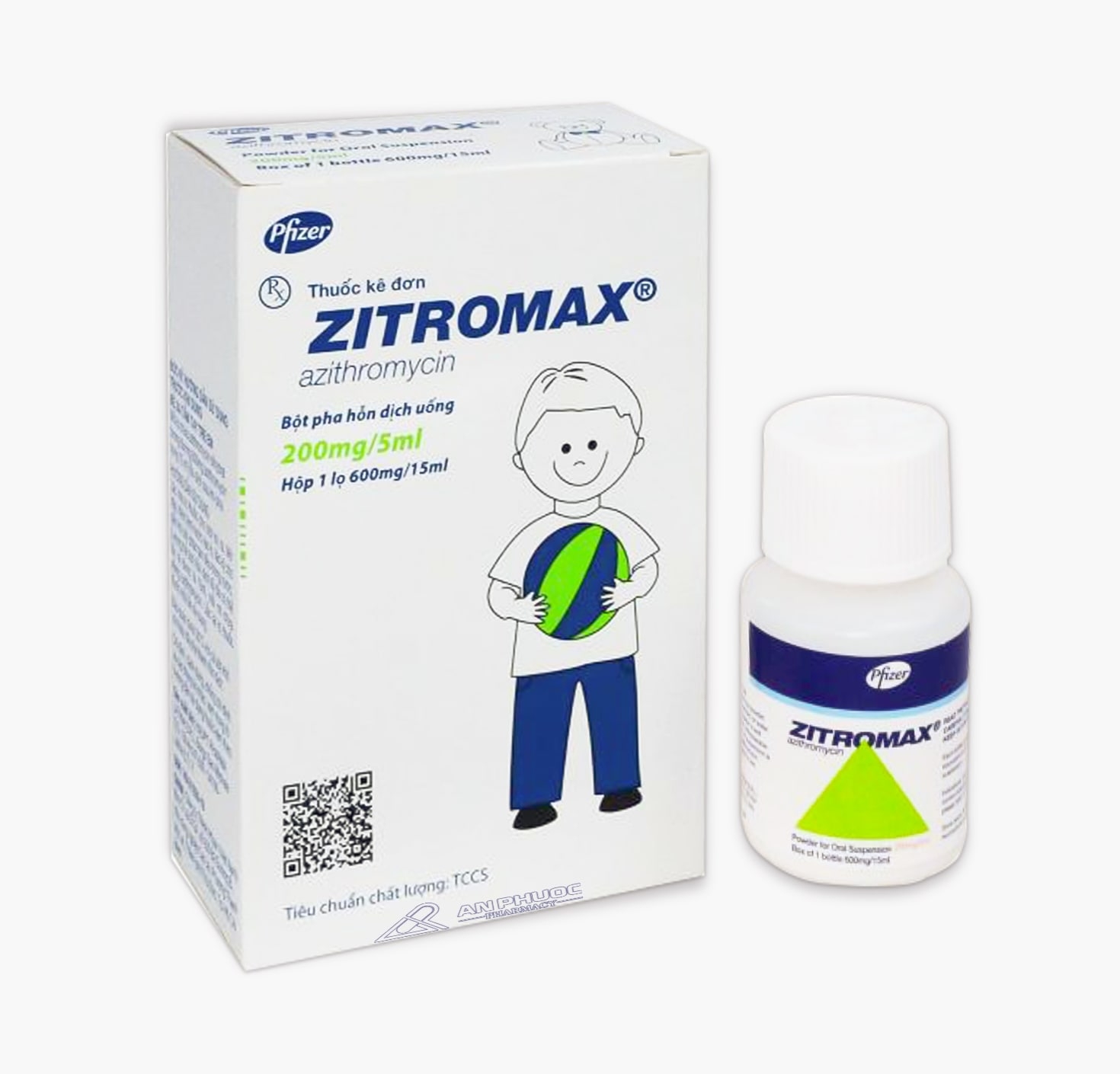 Thuốc Zitromax® Azithromycine 【Lọ 600mg15mg】