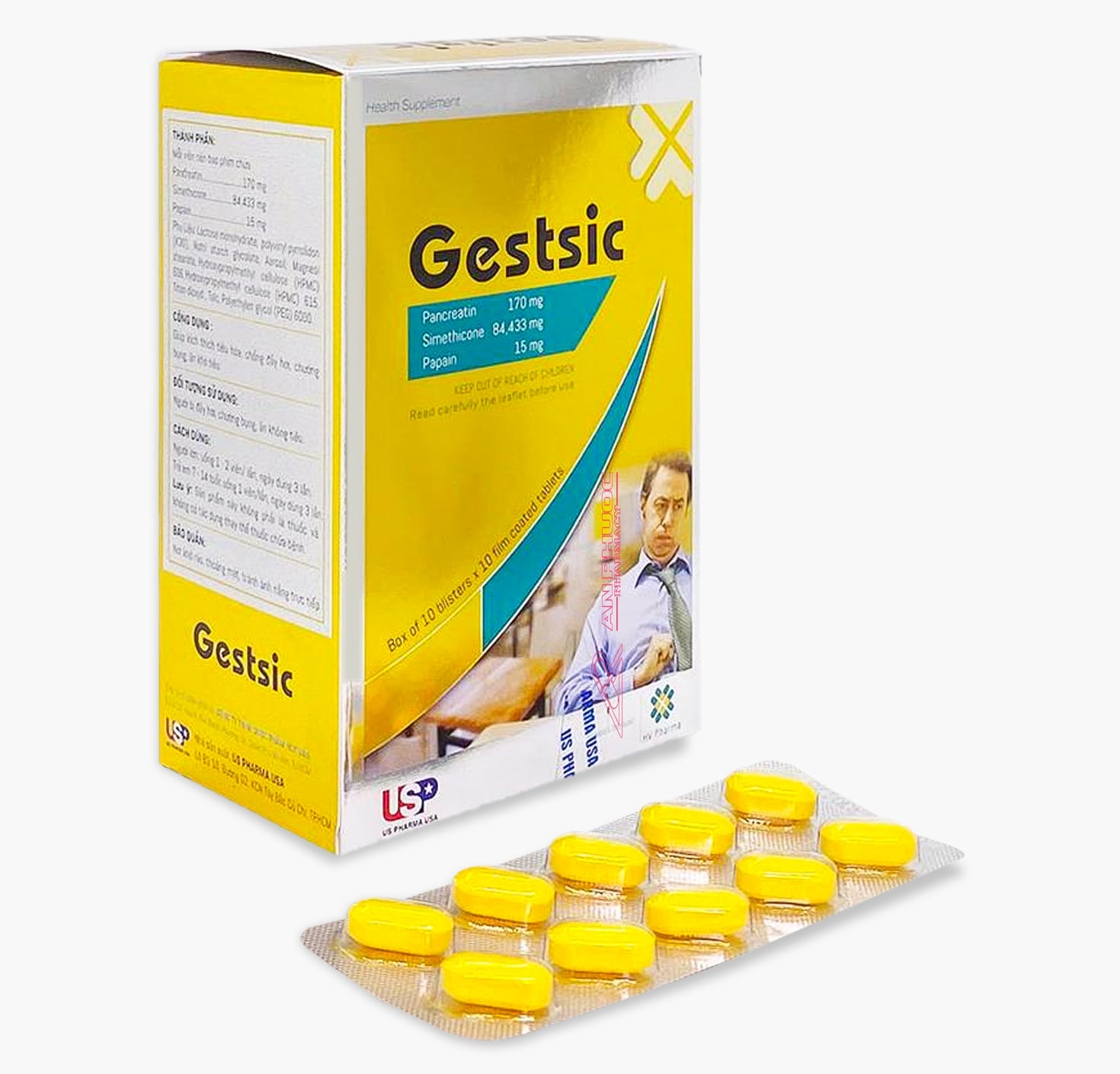 Viên uống kích thích tiêu hóa Gestsic