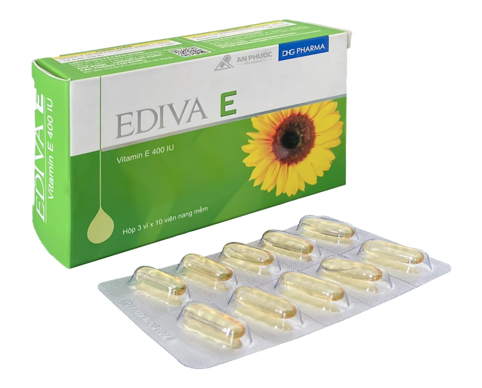 Thuốc Ediva E™ 400UI | Vitamin E thiên nhiên
