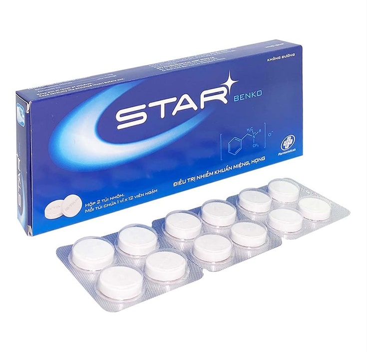 Thuốc ngậm viêm Họng Star benko™