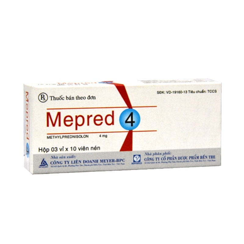Thuốc Mepred 4mg